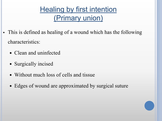 Wound healing [including healing after periodontal therapy]
