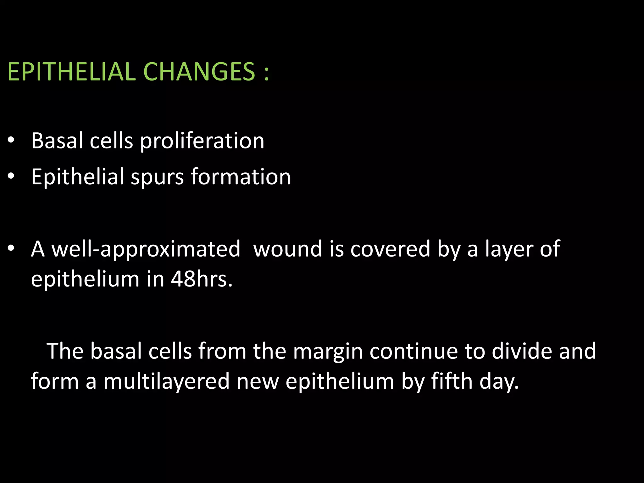 Wound healing of oral lesions | PPTX