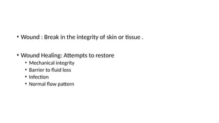 Wound Healing PGY1 surgery resident presentatin | PPTX