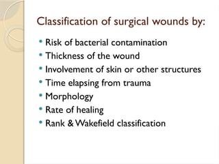 Wound healing ppt Olwa. Pathology pathogenesis | PPTX