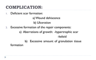 wound healing and types of wound healing and soft tissue and hardtissue ...