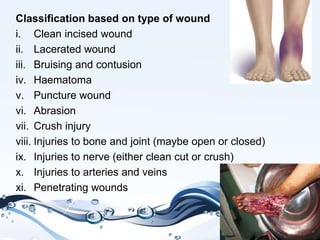 Types Of Close Wounds
