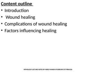 WOUND HEALING AND REPAIR (TISSUE REPAIR)-.pptx