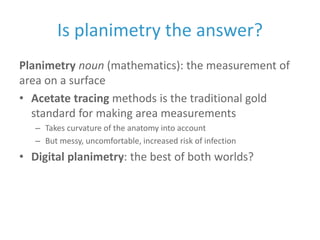 Wound imaging and measurement for clinical research and clinical ...