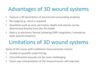 Wound imaging and measurement for clinical research and clinical ...