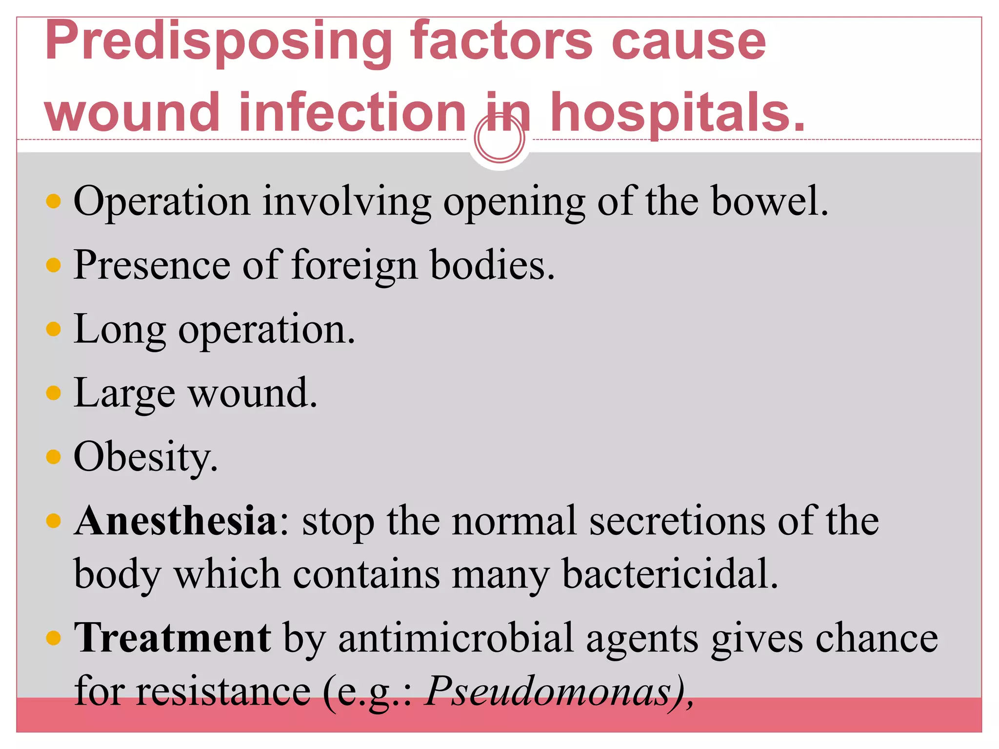 Wound infection ppt Dr.Mahadi | PPT