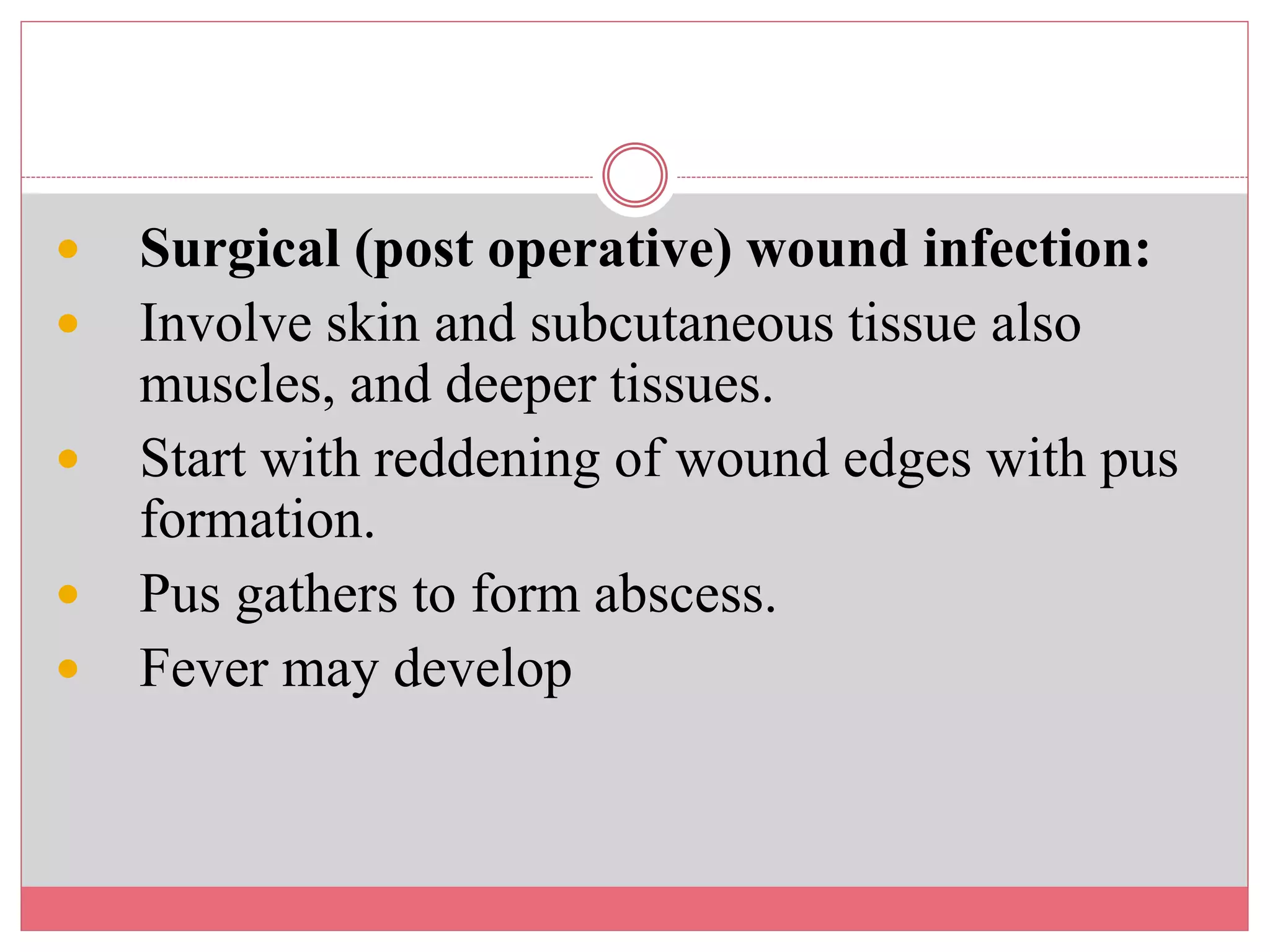 Wound infection ppt Dr.Mahadi | PPT