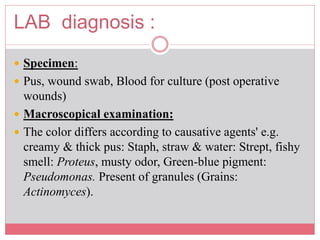 Wound infection ppt Dr.Mahadi | PPT