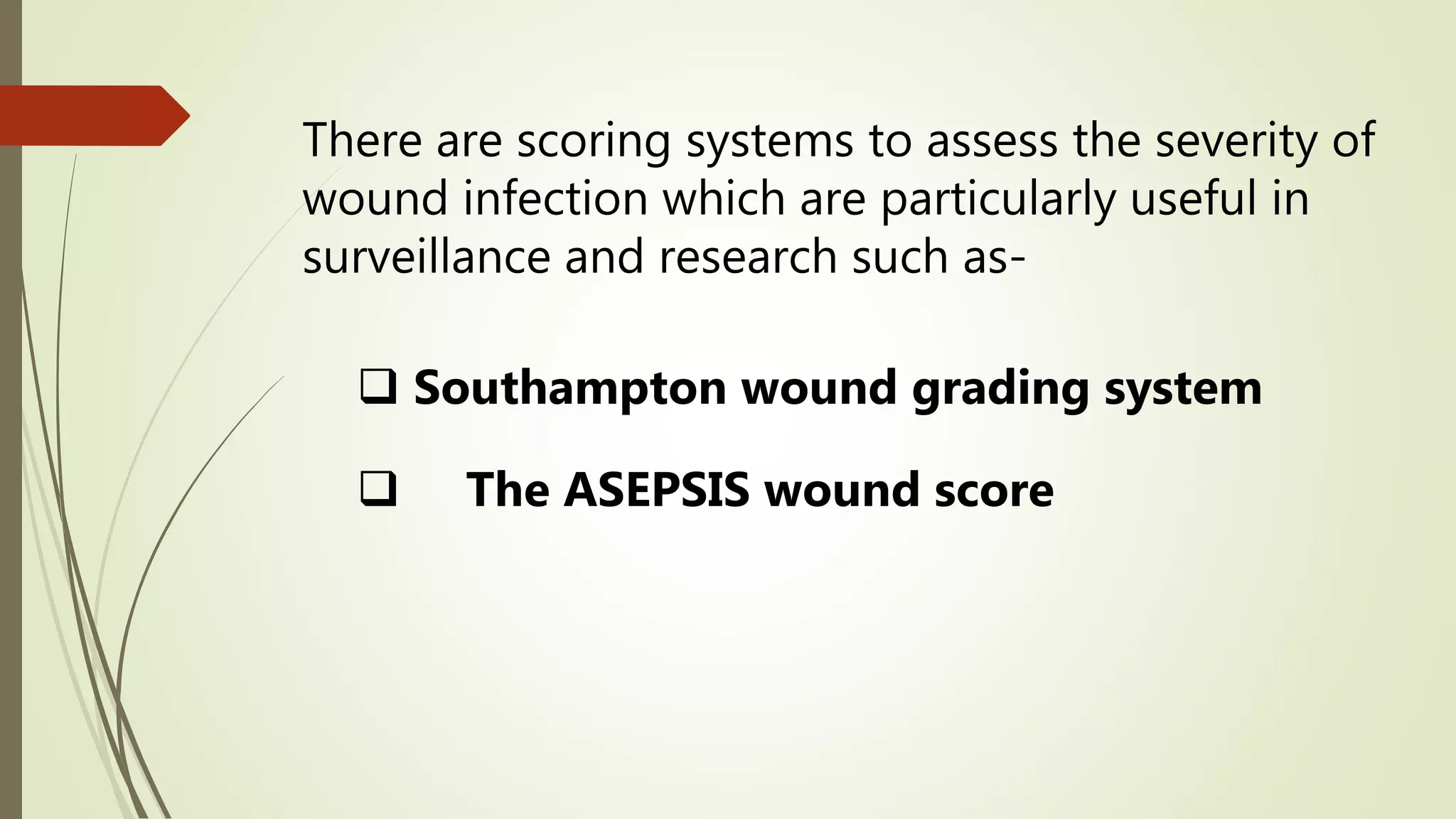 Wound infection | PPTX