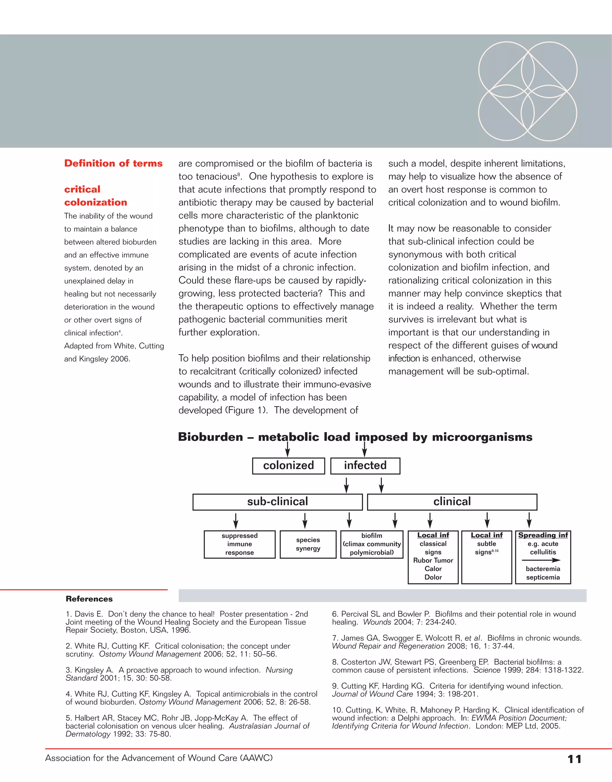 Wound infection and the role of biofilms | PDF