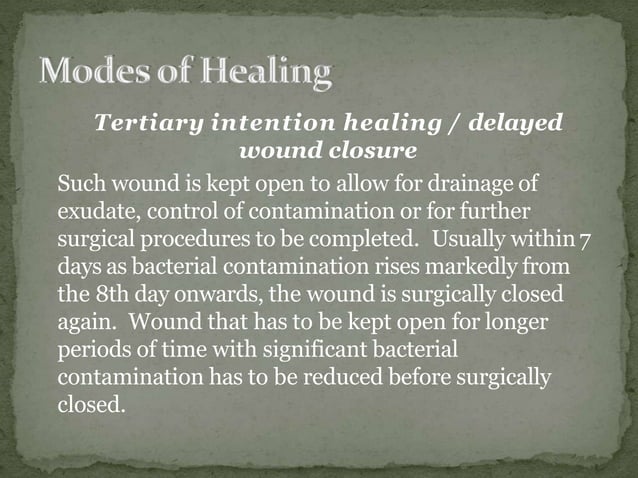 Wound infection (revised 27th feb 2017) | PPTX | First Aid | Injuries