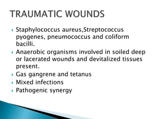 Wound infections | PPTX