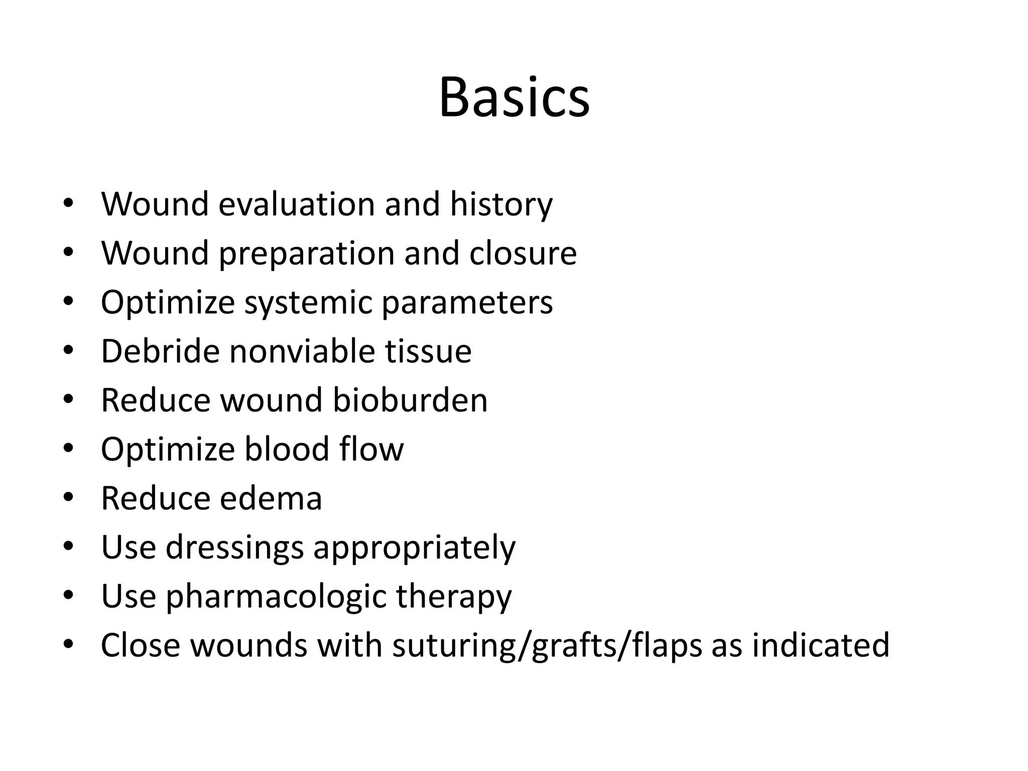 Wound management | PPTX