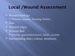 wound pathology, physiology, and management | PPTX