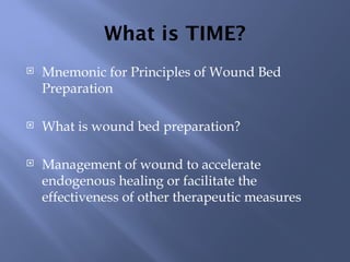wound pathology, physiology, and management | PPTX
