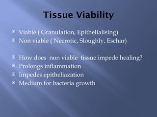 wound pathology, physiology, and management | PPTX