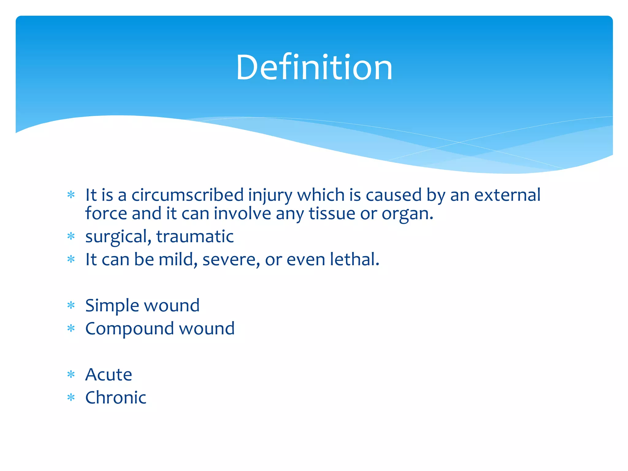 Wound management | PPTX