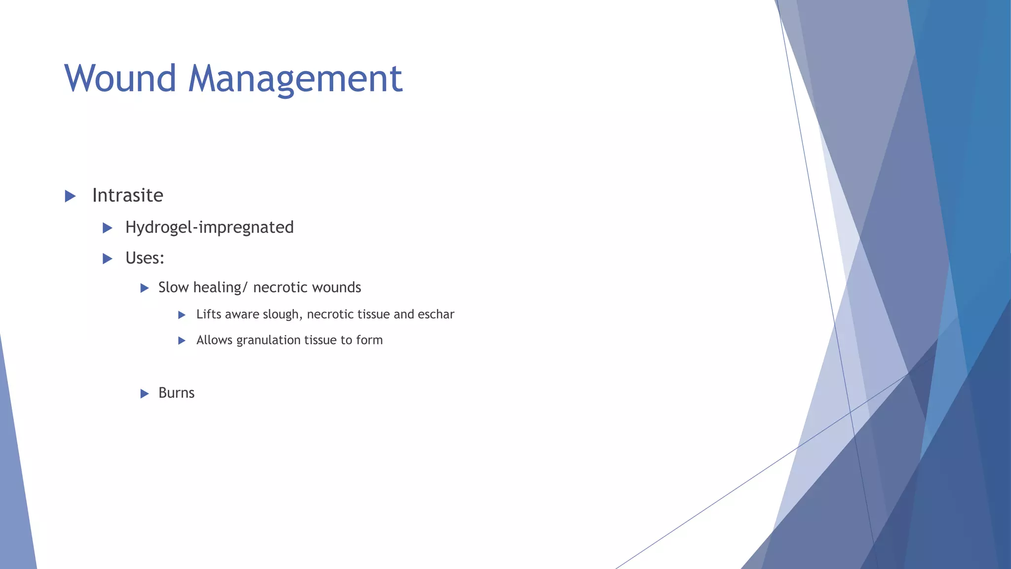 Wound management | PPTX