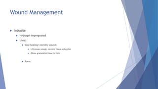 Wound management | PPTX