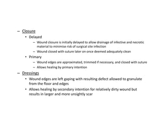 Wound management | PPTX