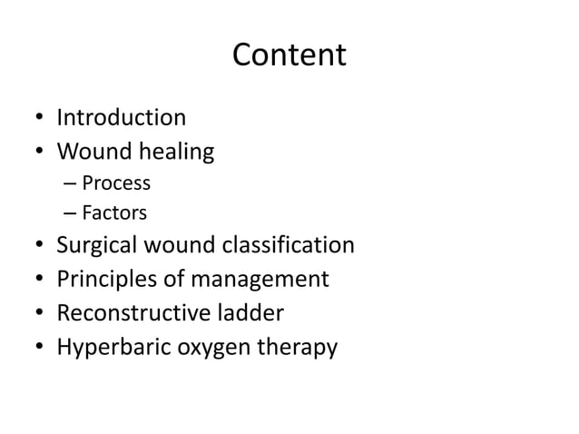 Wound management | PPTX