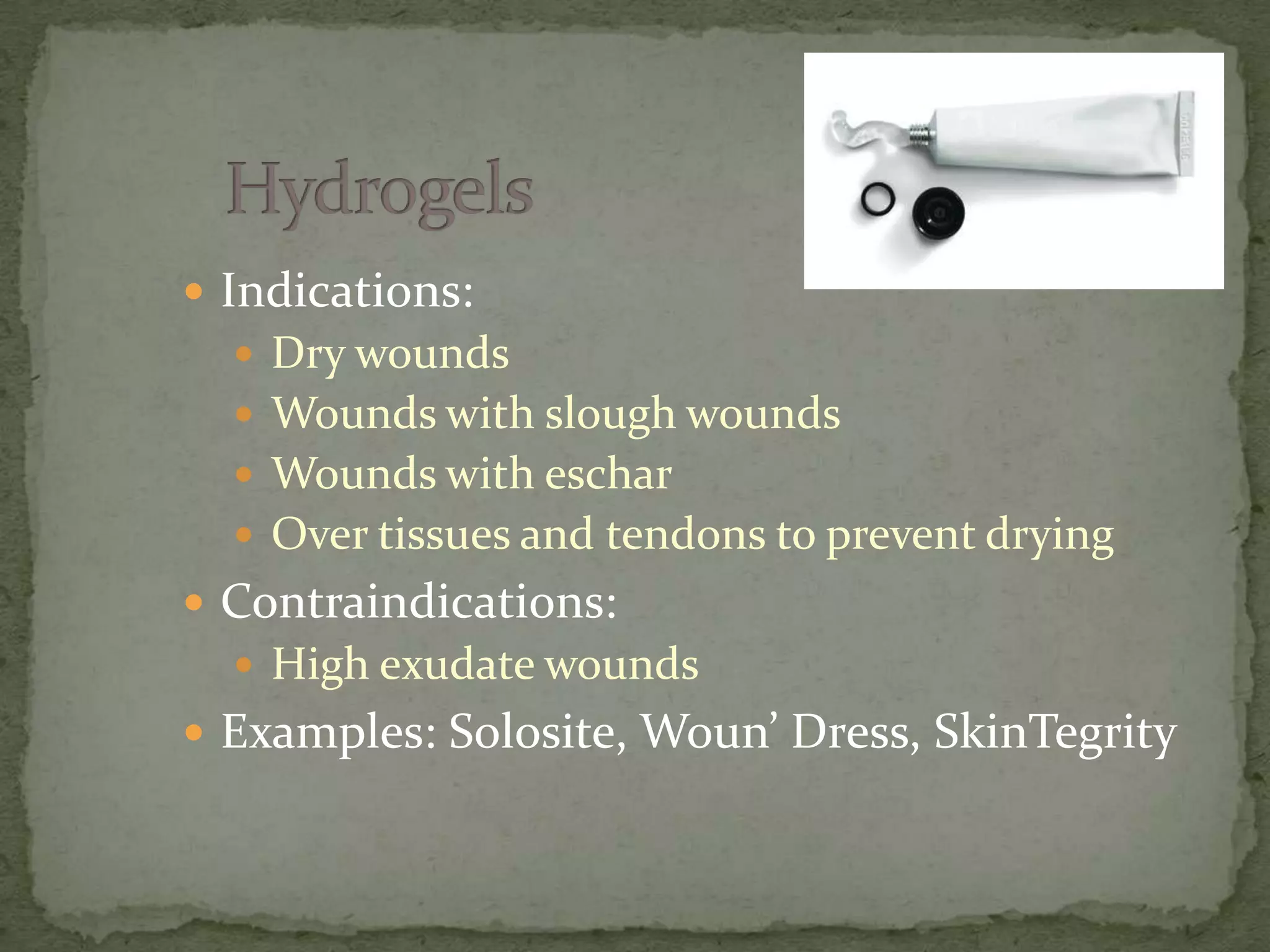 Wound management & dressings | PPTX