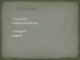 Wound management & dressings | PPTX | First Aid | Injuries