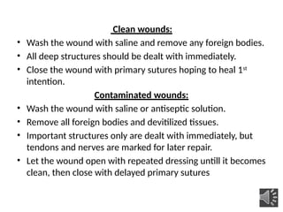 wound management and diffeeren types .pptx