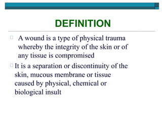 Wounds (manju) | PPTX