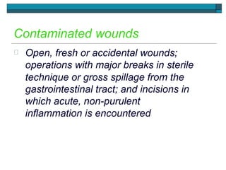 Wounds (manju) | PPTX