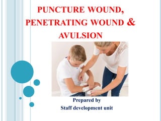 wound ppt.pptx, wound dressing , indication, types, procedure, | PPTX