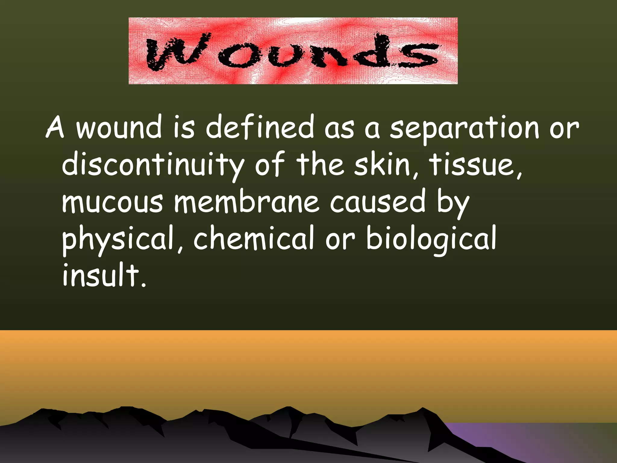 Wound ppt | PPT
