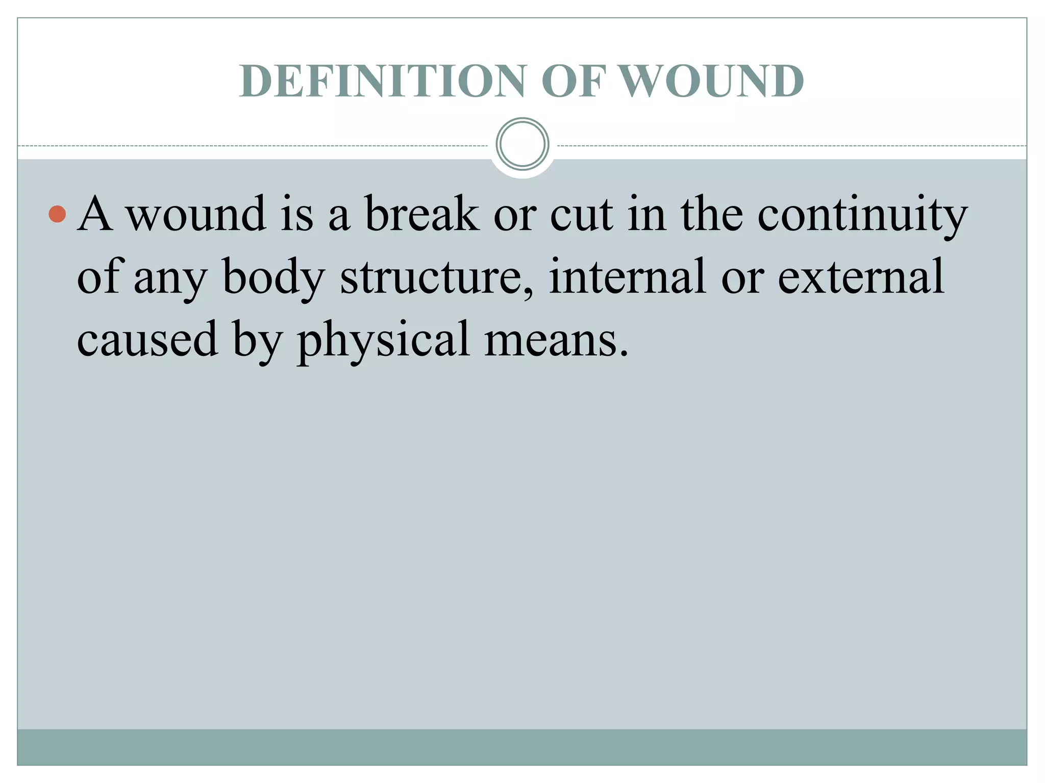 Wound ppt | PPTX