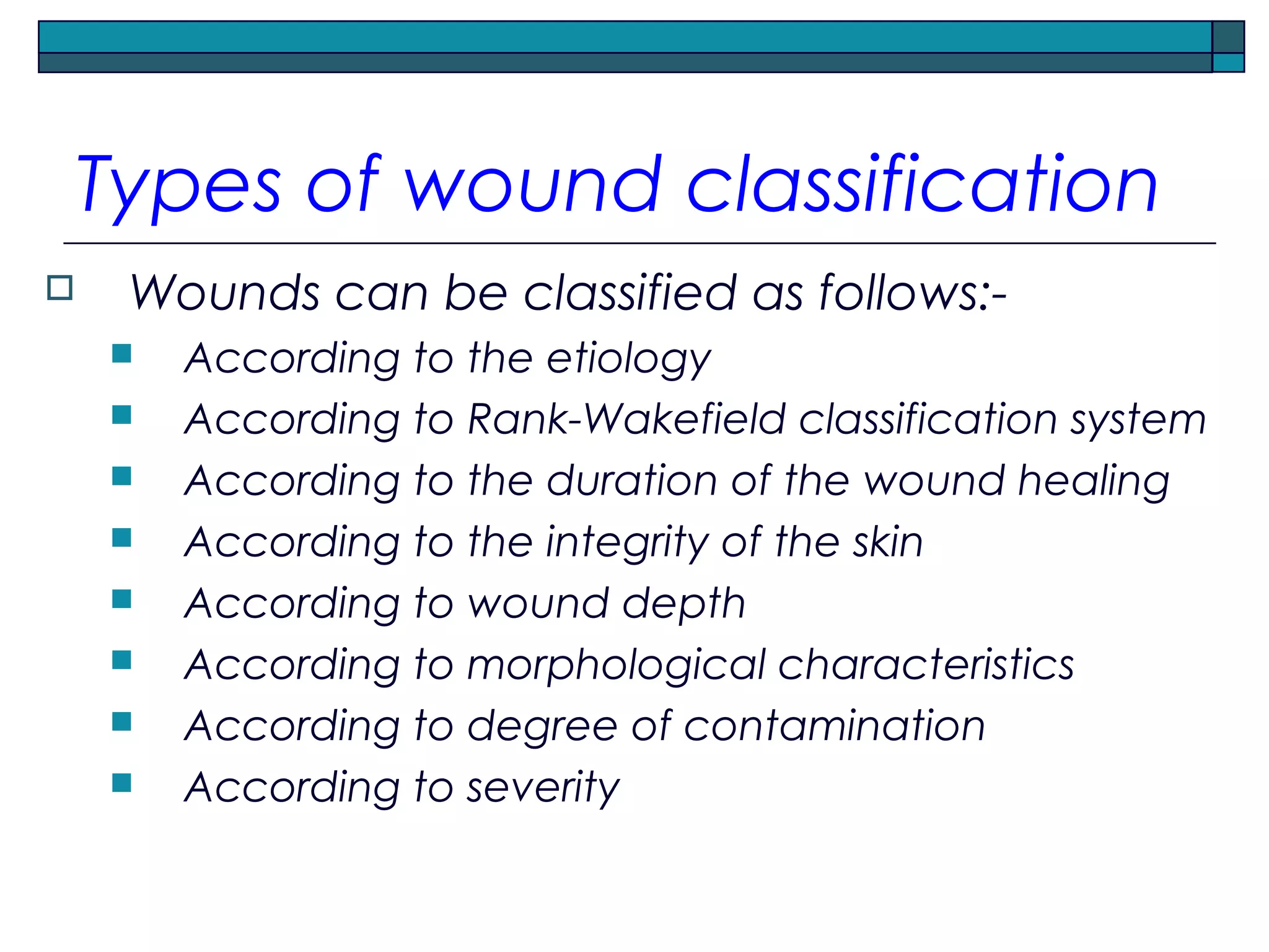 Wounds | PPT