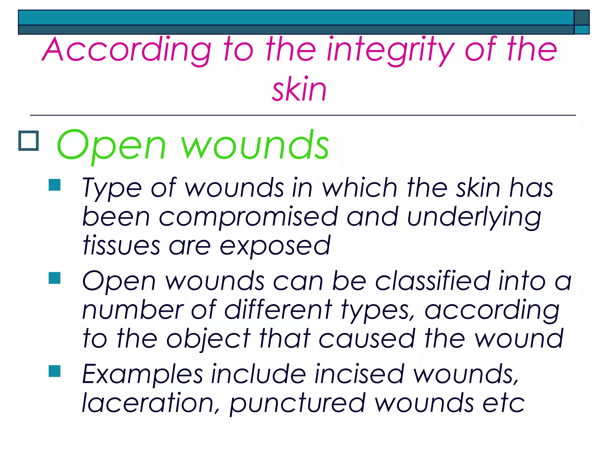 Wounds | PPT