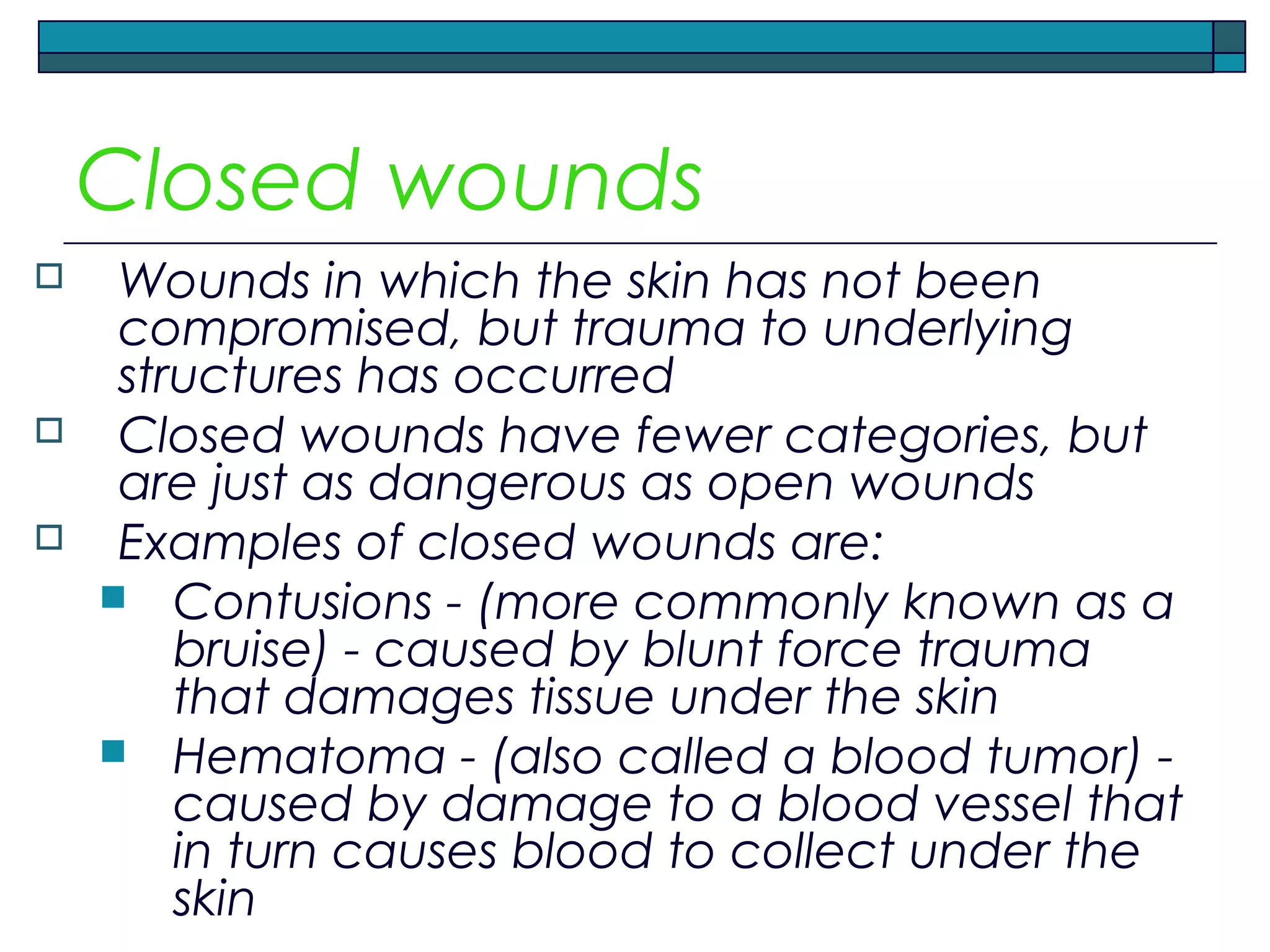Wounds | PPT