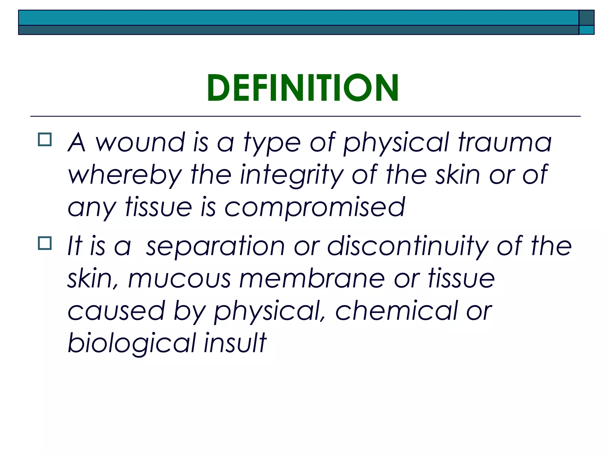 Wounds | PPT