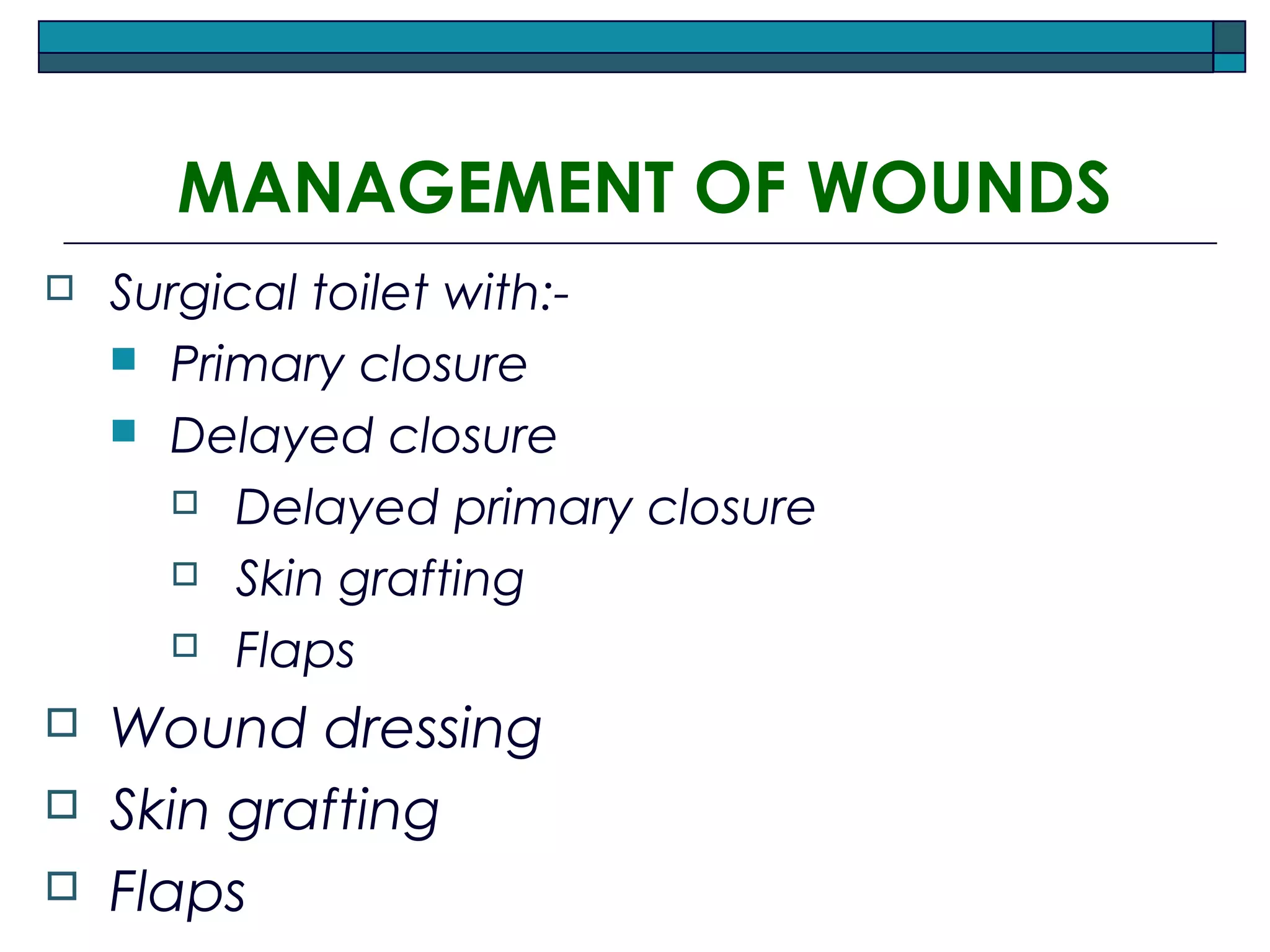 Wounds | PPT