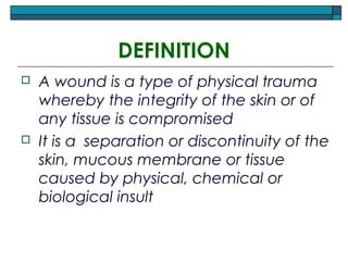 Wounds | PPT