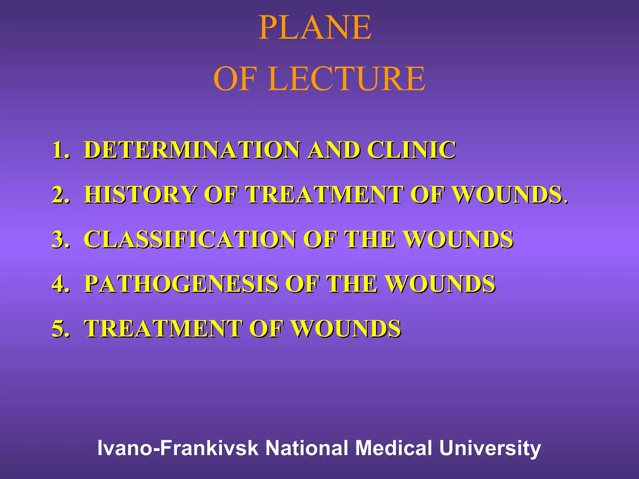 Wounds | PPT | First Aid | Injuries