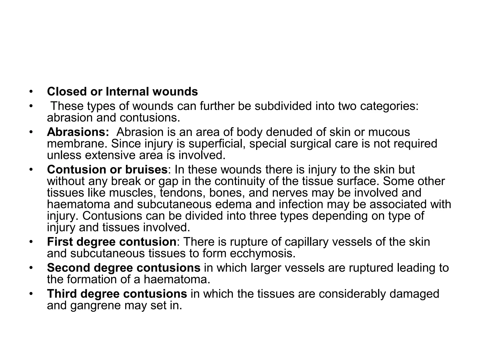 Wounds | PPT