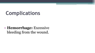 WOUNDS, wound healing process types of wounds.pptx | Death, Injury, or ...