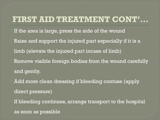 Wound dressing in nursing skills and first aid skills.pptx