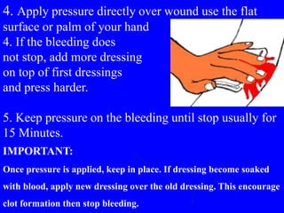 First Aid for Wounds | PPT