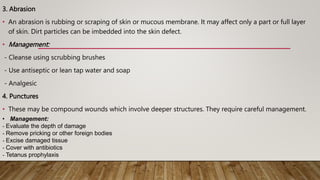 WOUNDS-WOUND HEALING AND CARE.pptxcfghfy | PPT