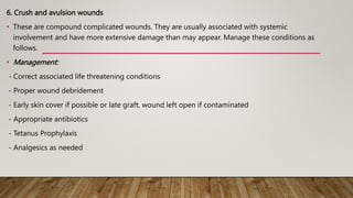 WOUNDS-WOUND HEALING AND CARE.pptxcfghfy | PPTX