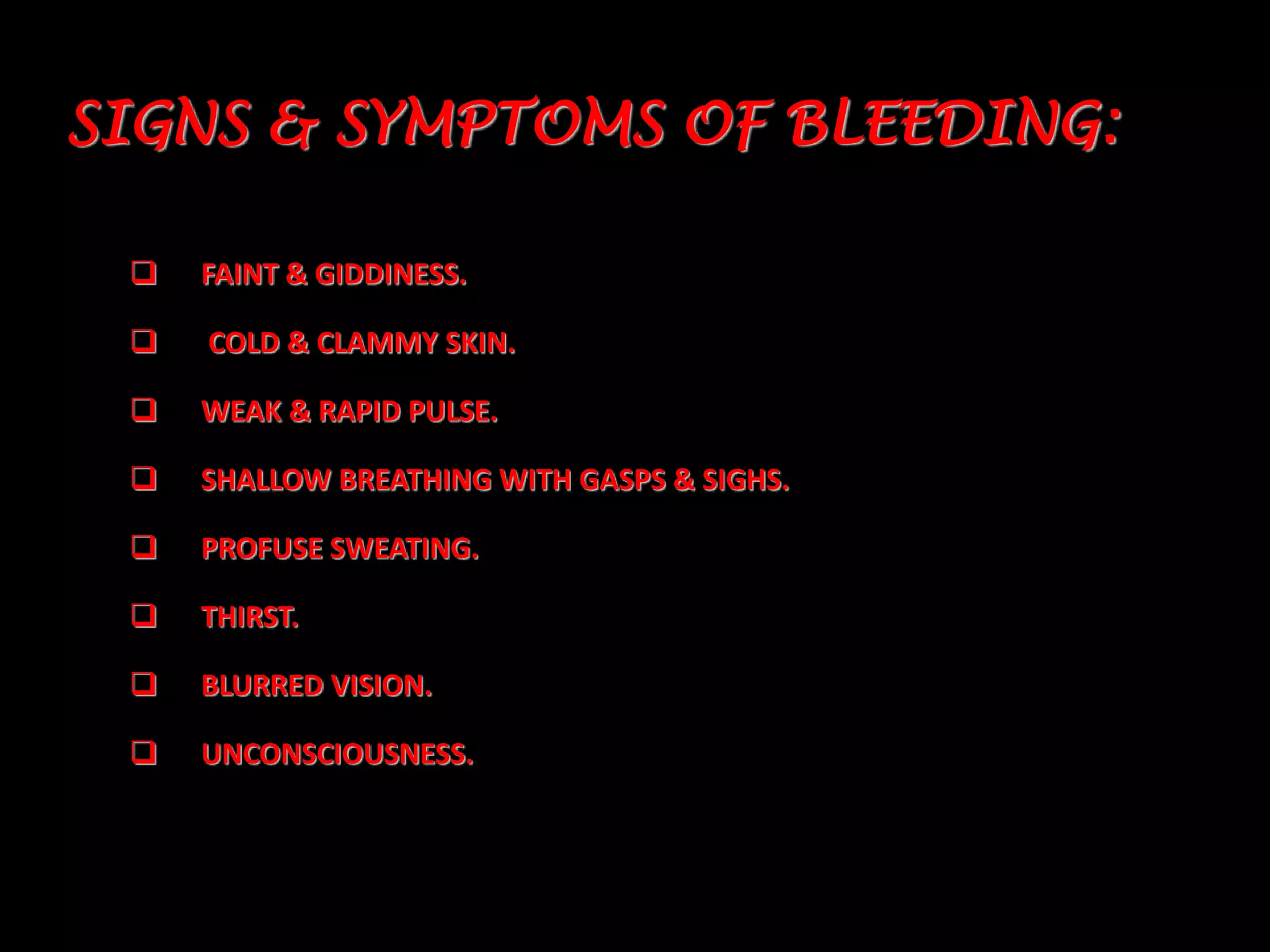 Wounds and bleeding | PPTX