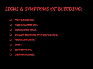 Wounds and bleeding | PPTX