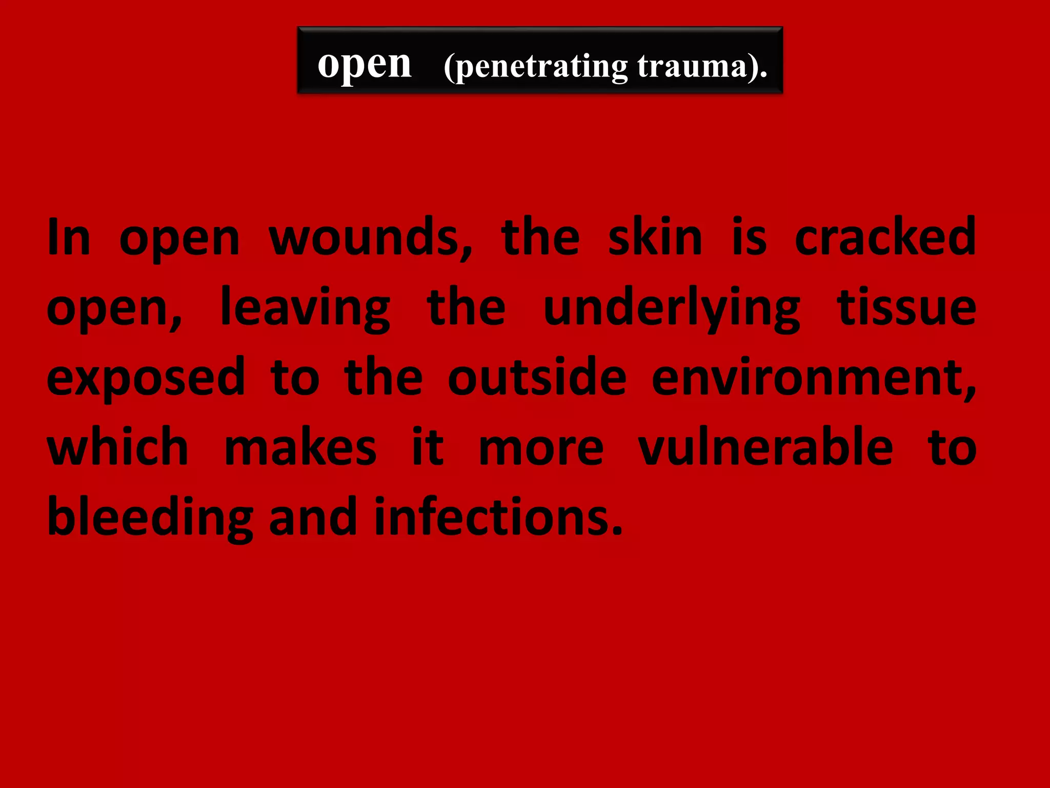 Wounds and bleeding | PPTX