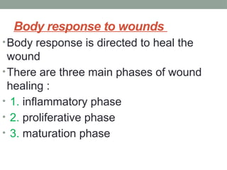WOUNDS AND THEIR MANAGEMENT techniques reqiured for saving life.pptx